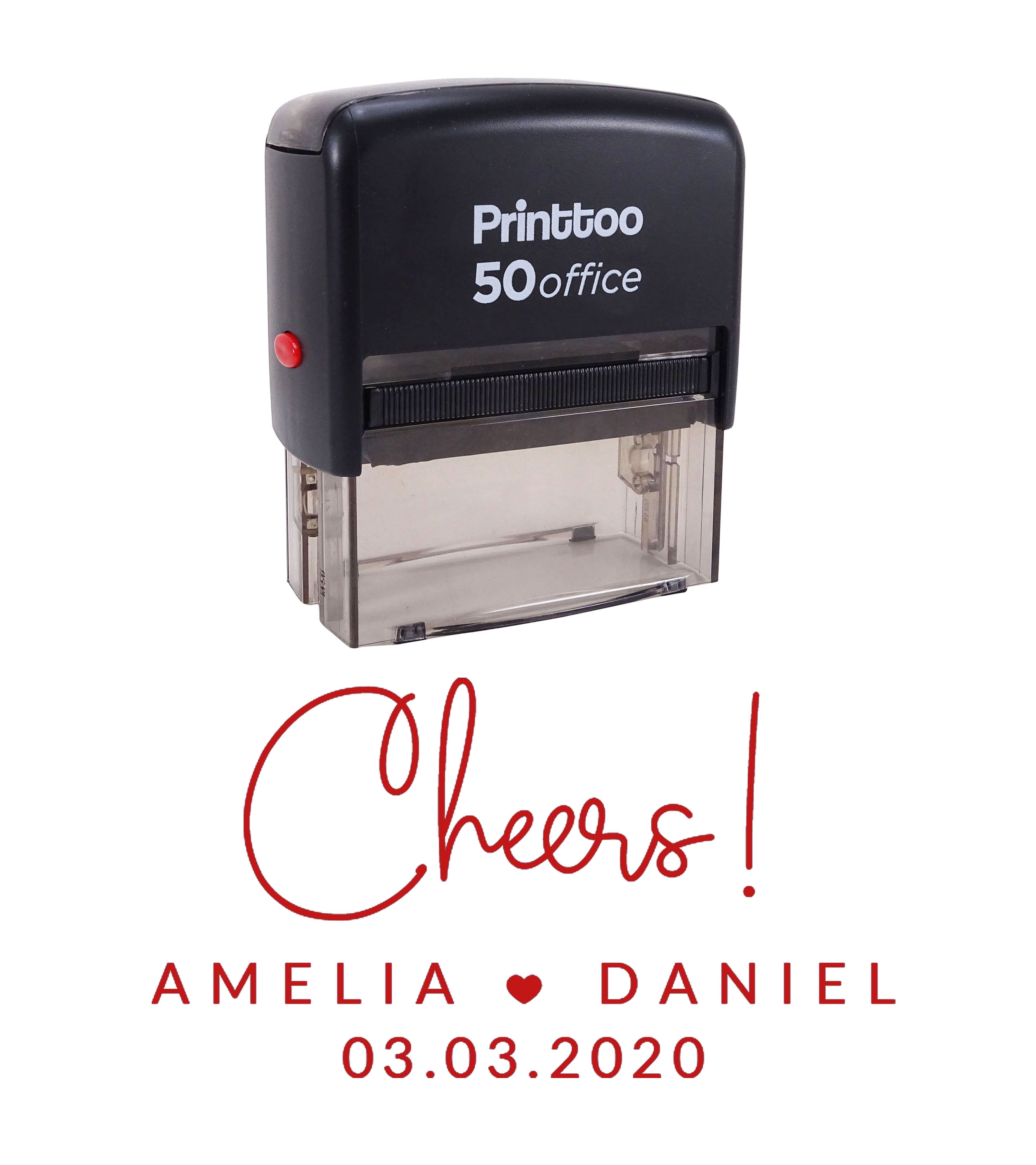 Printtoo Self Inking With Received Accounts Payable Text Date Document ...