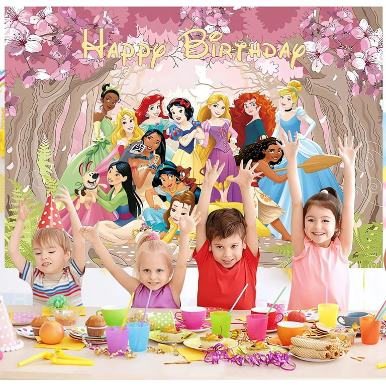 Baby Disney Princess Birthday Background