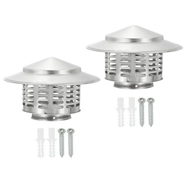 Masteelf Chimney Cap Roof Vent Cap Flue Chimney Cover Chimney Rainproof ...