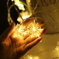 DYstyle Mini Indoor Snowflake Shaped String Lights, 10ft LED Fairy ...