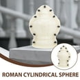 Worgeous Roman Column Sphere Mold for Garden Decor Beige PP Material ...