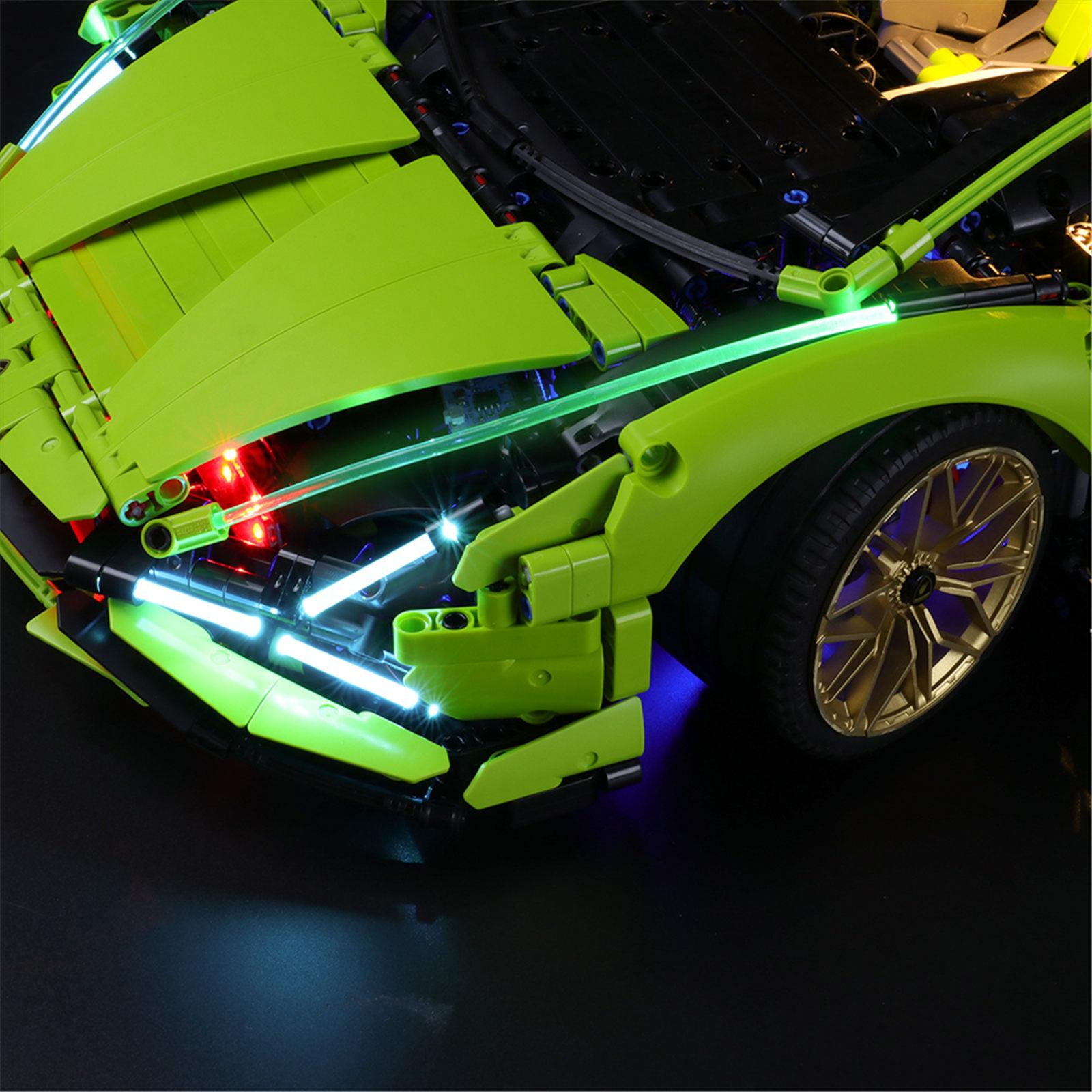 LED Lighting Kit with Remote Control for Lego 42115 Technic Lamborghini ...