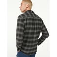 Free Assembly Men's Two-Pocket Flannel Shirt - Walmart.com