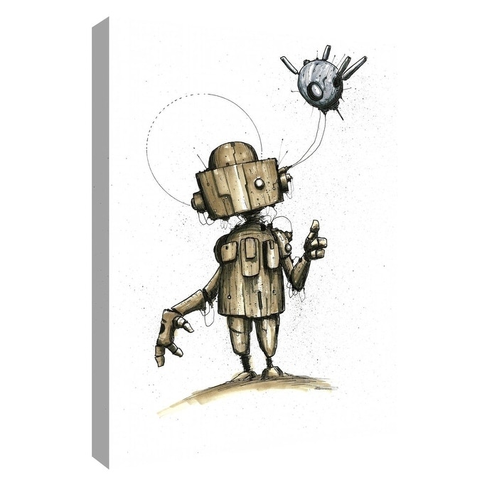 Epic Graffiti "Ink Bot 1.0" by Craig Snodgrass, Giclee Canvas Wall 18 ...