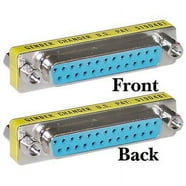 Kentek Mini DB25 25 Pin Female to Female F/F Parallel Serial Printer ...