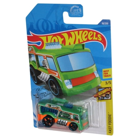 Hot Wheels Fast Foodie 3/5 (2017) Green Chill Mill Toy Car 18/250 ...