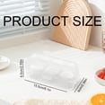 3 Girds Egg Holder Container, Plastic Egg Storage Box Shockproof ...