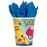 B-THERE Pokemon Birthday Party Pack - Set for 8 Guests: Plates, Cups ...