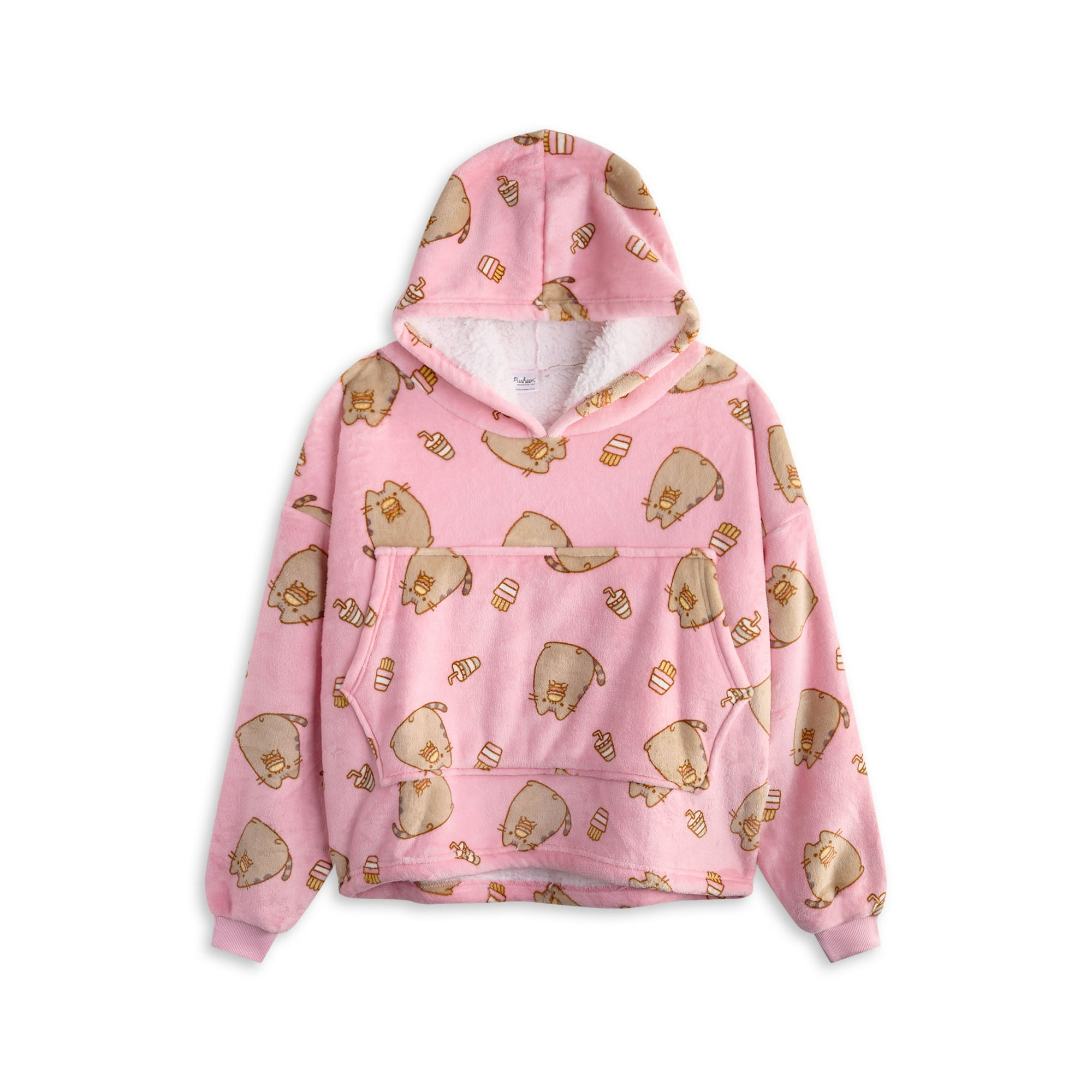 Click here for Pusheen Girls Pink Blanket Hoodie prices