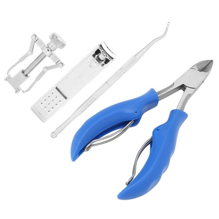 Tbest Ingrown Nail Clipper Set,Pedicure Clippers,Double Spring Toenail ...