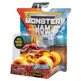 Monster Jam, Fire & Ice Monster Mutt Monster Truck, Die-Cast Vehicle ...