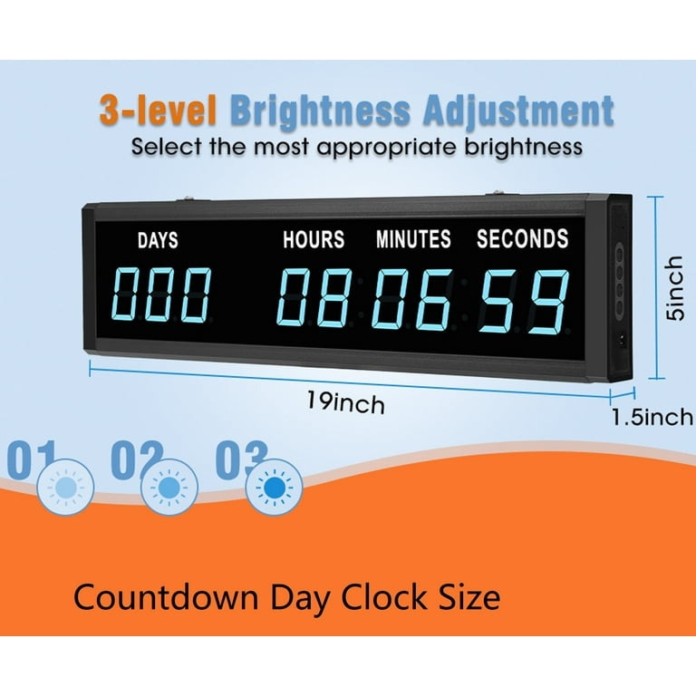 Large Led Countdown Clock