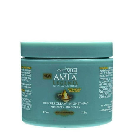 Optimum Salon Haircare Amla Legend 1001 Oils Cream Night Wrap | Walmart ...