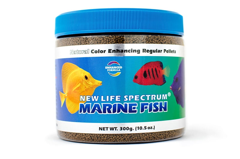 New Life Spectrum Marine Fish Food Pellets, Regular (1-1.5mm), 10.5 oz ...
