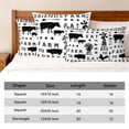 Cow Pig Chicken Lumbar Pillow Covers 12 x 20 Inch Pillow Covers Set of ...