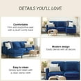 Free Shipping! Mr. Kate Winston Reversible Sofa Sectional, Blue Velvet - Walmart.com