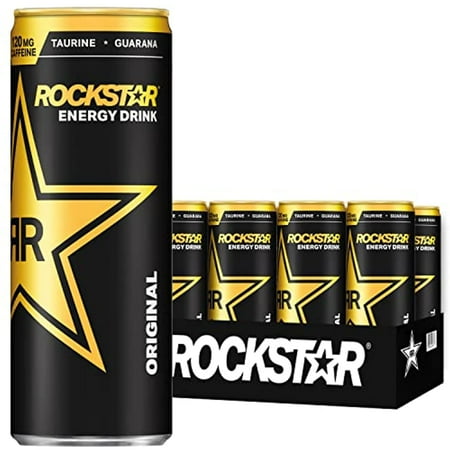 UPC 100403076319 - Rockstar Energy Drink Original 12Oz Sleek Cans (8 ...