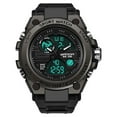 Sanda Men Sport Watch Dual Display Analog Digital LED Electronic Wrist ...