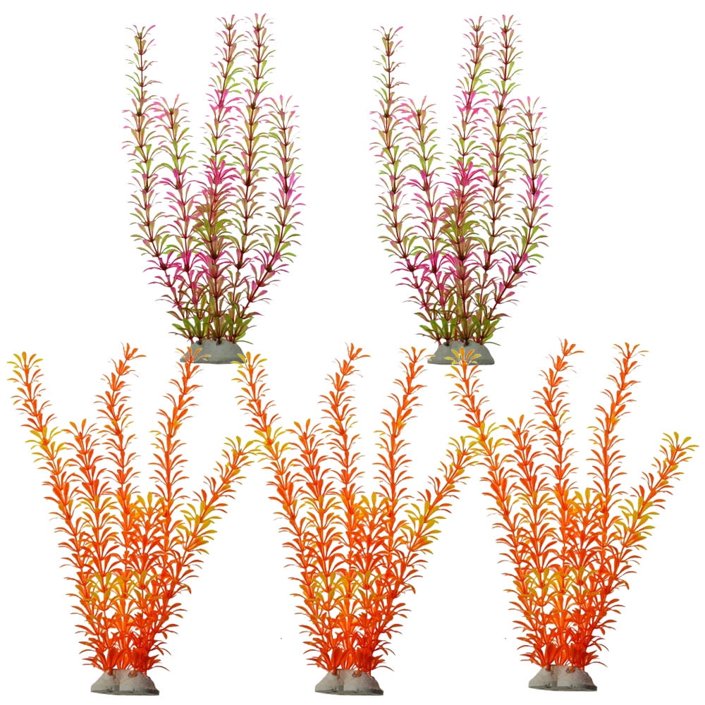 5 pieces of artificial tall aquarium plants, used for aquarium ...