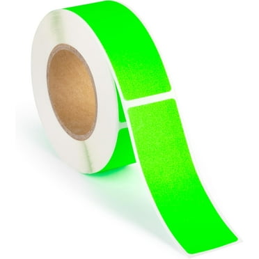 Royal Green Color-Coding Labels White Stickers Roll 1.57inch x 0.75 ...