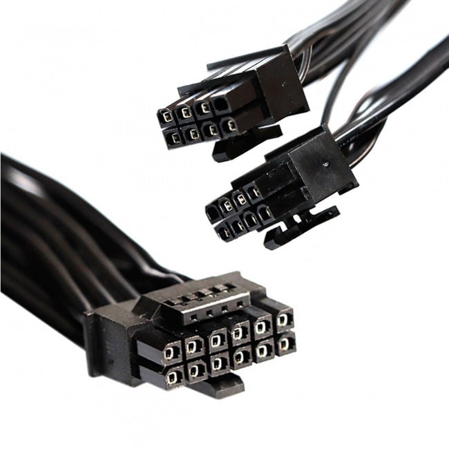 FVH 12VHPWR ATX3.0 PCI-E 5.0 Power Modular Cable to Dual ATX 8Pin for ...