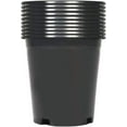 SHZAITOR 1/2/3/5/7/10/15 gallon Premium Black Plastic Nursery Plant ...
