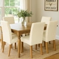 Set of 4 Dining Chair Covers, Stretchable Parsons Chair Slipcovers ...