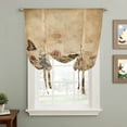 Botanical Butterfly Meadow Tie Up Curtains for Window, Thermal ...