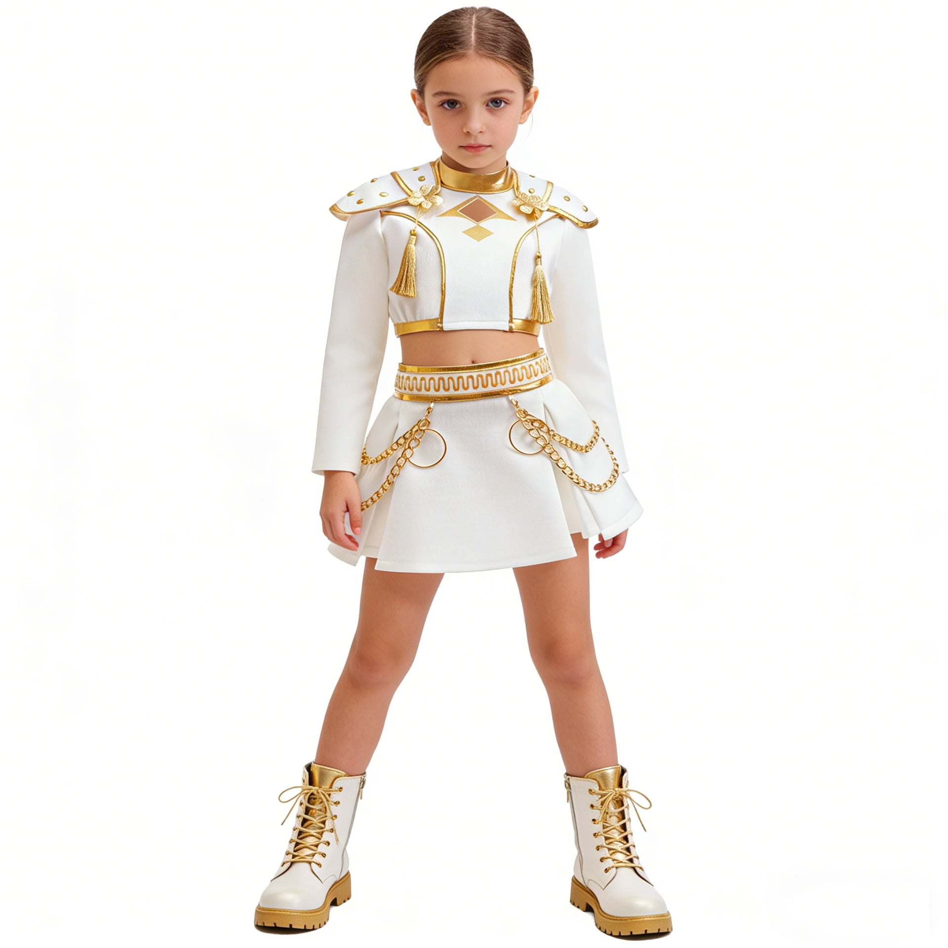 Click here for Lstmmwd Girl 3pcs Stage Outfits Kids Cosplay Set P... prices
