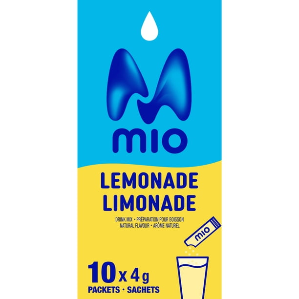 mio Lemonade Drink Mix, 4 g Packets, 10 ct Box - Walmart.ca