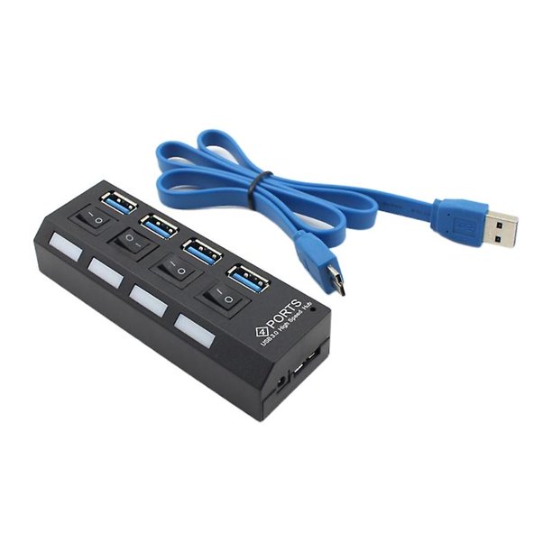 4 Ports Usb Hub 2.0 3.0 High Speed Usb Splitter Expander Independent ...