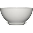Modern Planter with Drainage - Contemporary Shallow Round Vase for ...