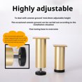 6Pcs Aluminum Alloys Bed Frame Support Legs Adjustable Height ...