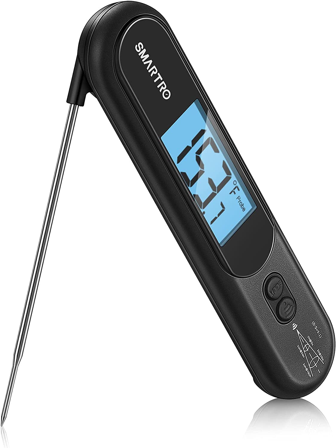 SMARTRO ST49IR 2-in-1 Instant Meat Thermometer Infrared Thermometer for ...