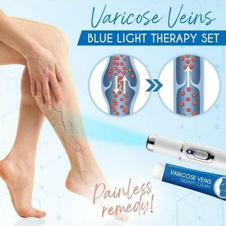 Blue Light Therapy Varicose Veins Pen/cream - Soft Scar Removal Set ...