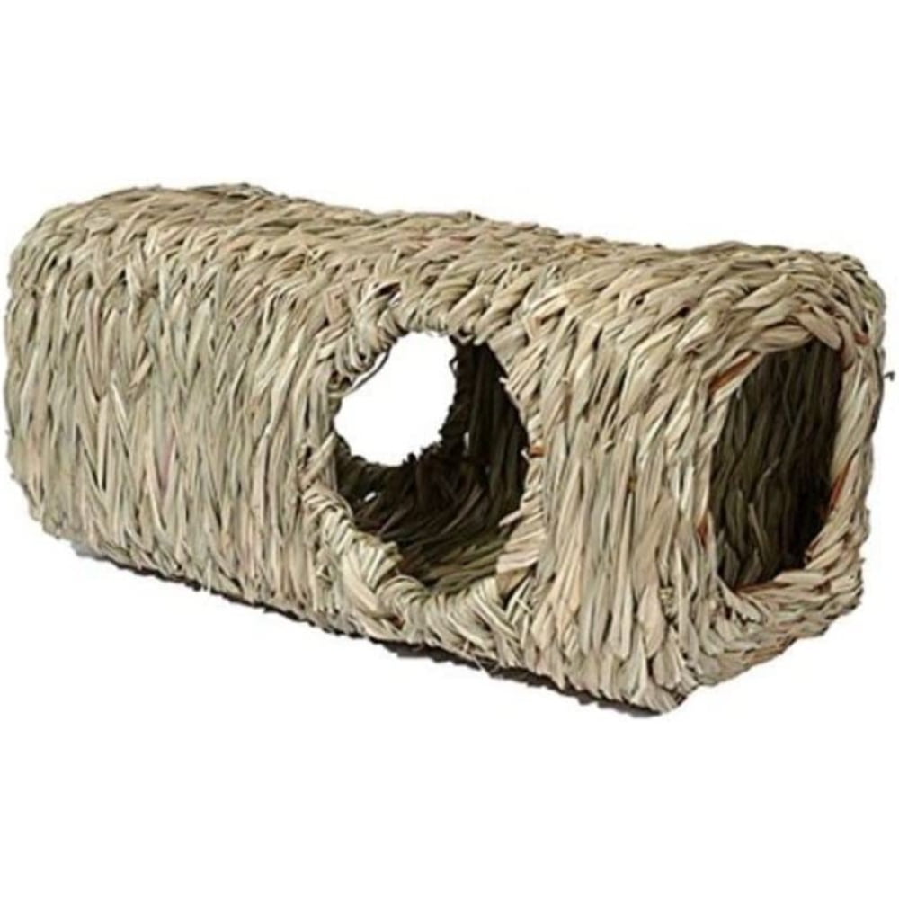 Animal Woven Stack-n-Hide Den, Small Animal Activity Sea Grass Tunnel ...