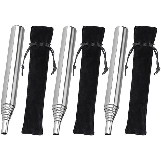 3 Pieces Stainless Steel Retractable Fire Tube Bellows Pocket Outdoor ...