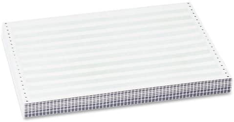 Universal UNV-15754 Green Bar Computer Paper, Perforated 3-Part ...