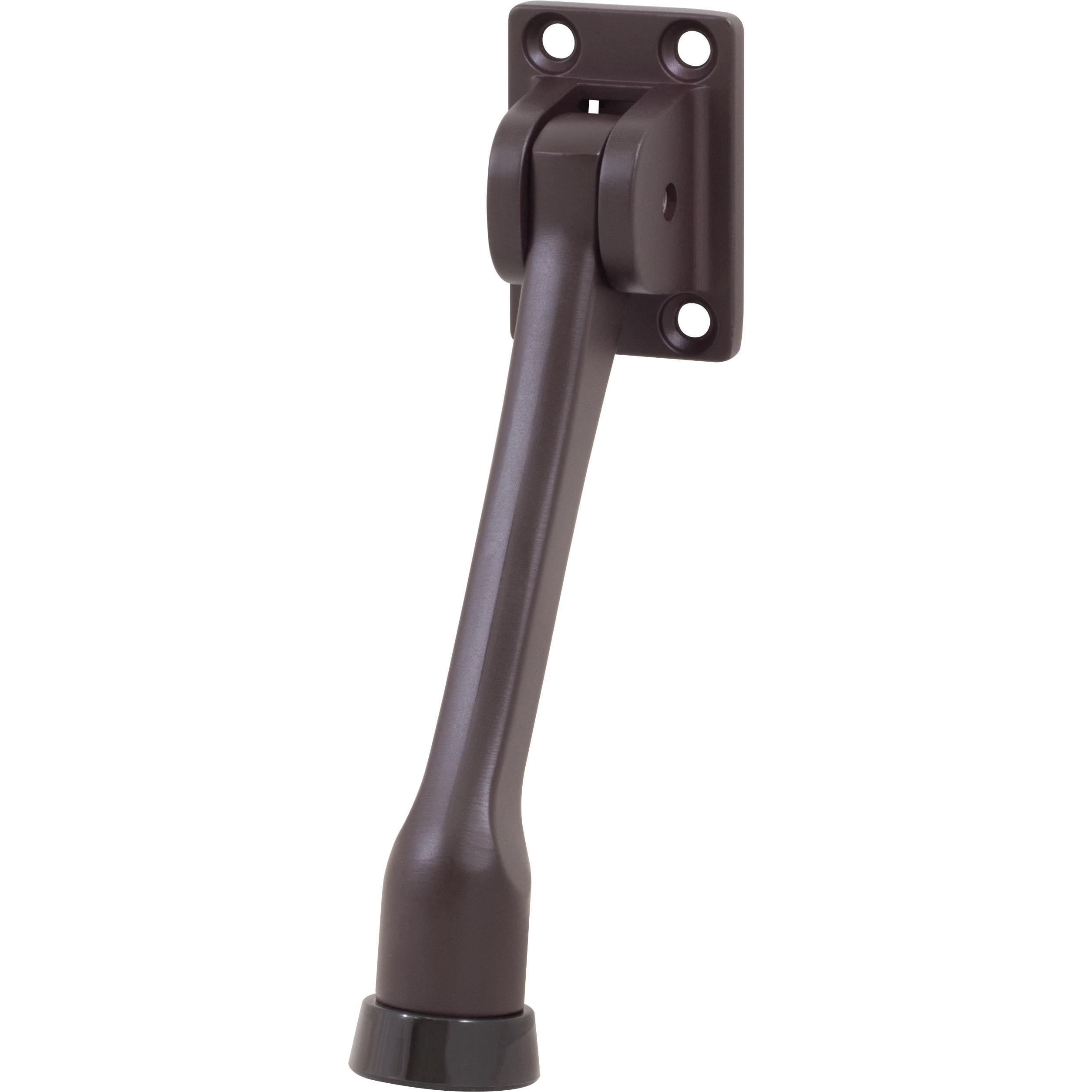 Heavy-Duty Kick-Down Stop with 4 Screws, 4 Inches, Oil-Rubbed Bronze by ...