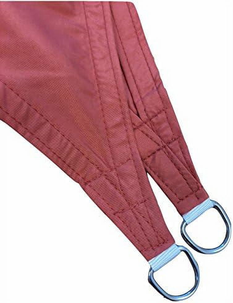 Petra's Waterproof 20 Ft. X 20 Ft. X 20 X Ft. Triangle Sun Shade Sail ...