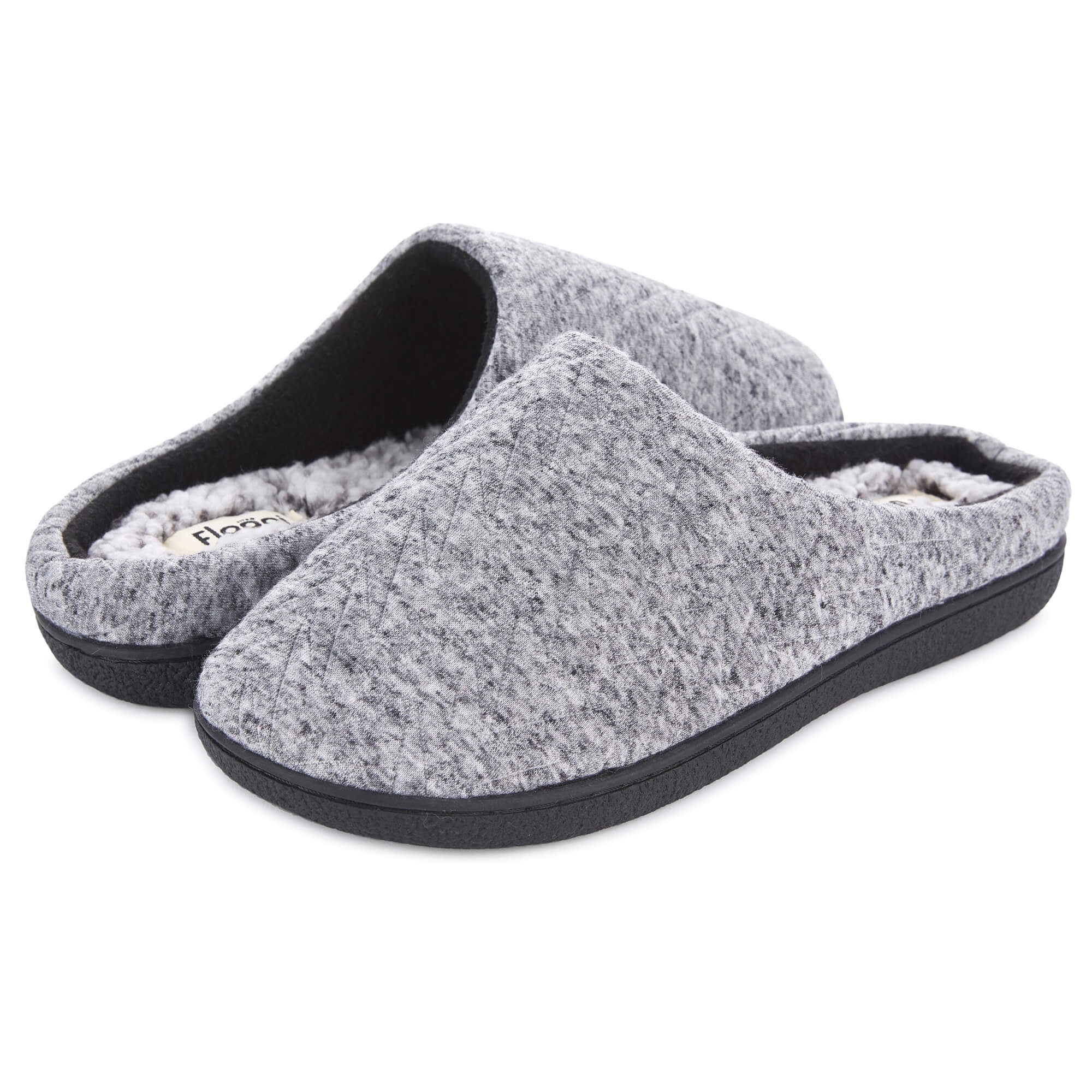 Floopi Slippers for Women Quilted Indoor Outdoor House Clog Slipper ...