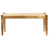 Evolution by Crestview Collection Elena 40" Wide Eyelet Cane Bench - 40 ...