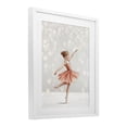 Stupell Industries Dancing In The Light White Framed Print Under Glass ...
