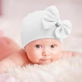 BQUBO Girls Hats Mittens Set Hat Beanie Bow Hats Gloves for 0-6 Months ...