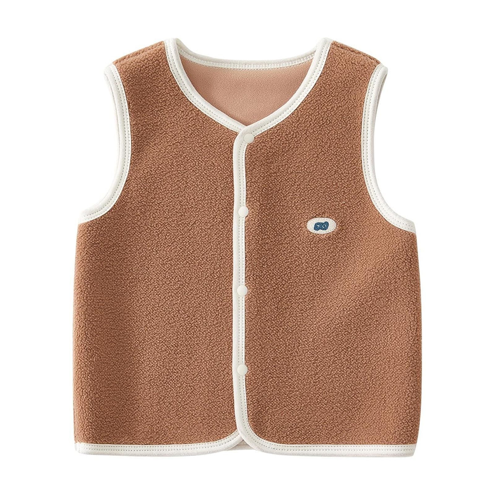 Click here for Posijego Newborn Baby Fleece Vest Kids Button Slee... prices