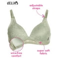 dELiA*s Girls' Training Bra - 3 Pack A-Cup Molded Wire-Free Microfiber ...