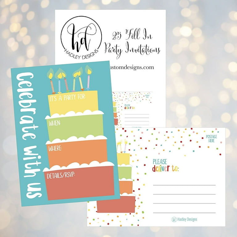 Unique Birthday Invitations