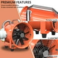 CKSFAN Portable 12" Explosion-Proof Blower - 790W 2645CFM for Hazardous ...