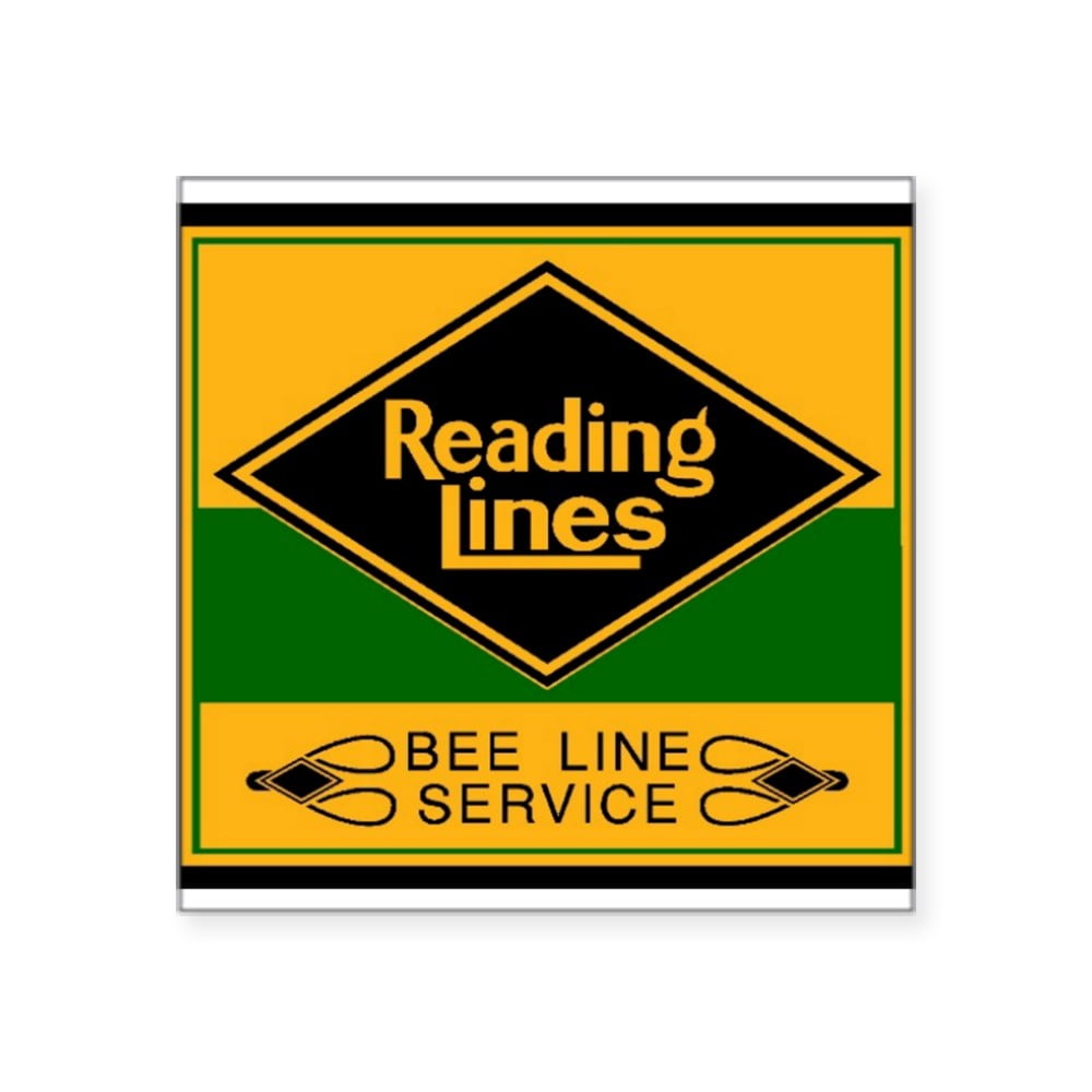 CafePress - Rdg Beeline Sticker - Square Sticker 3" x 3" - Walmart.com