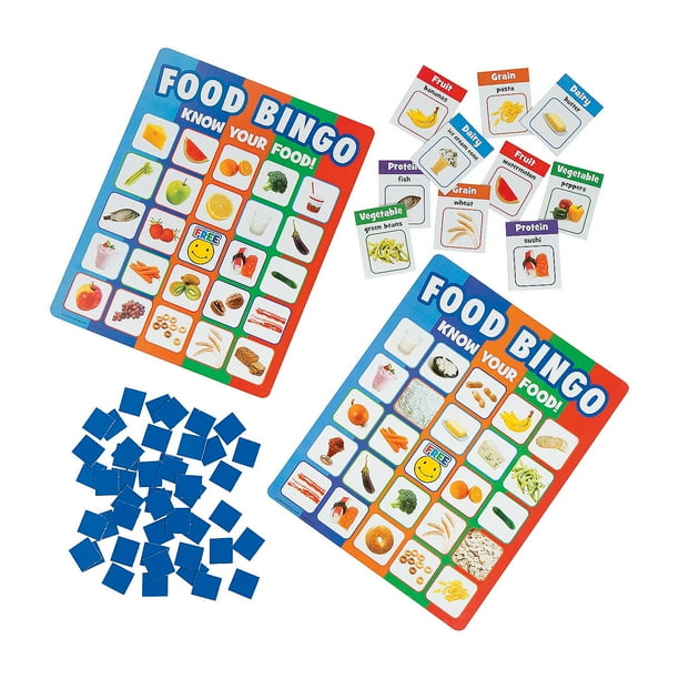Food Recognition Bingo - Educational - 25 Pieces - Walmart.com ...